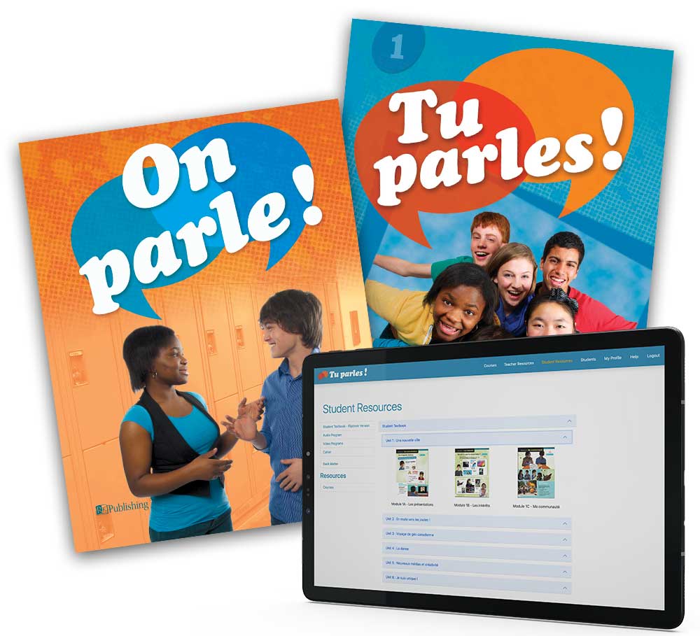 Resources for FSL Teachers Using On Parle ! and Tu Parles