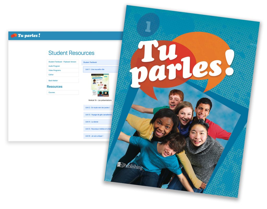 Tu parles ! 1 & 2 and On parle ! for Core French